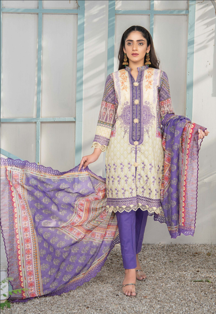 Mashaal By Riaz Arts Lawn`23 Vol-3 D#06 – Ritab Clothing
